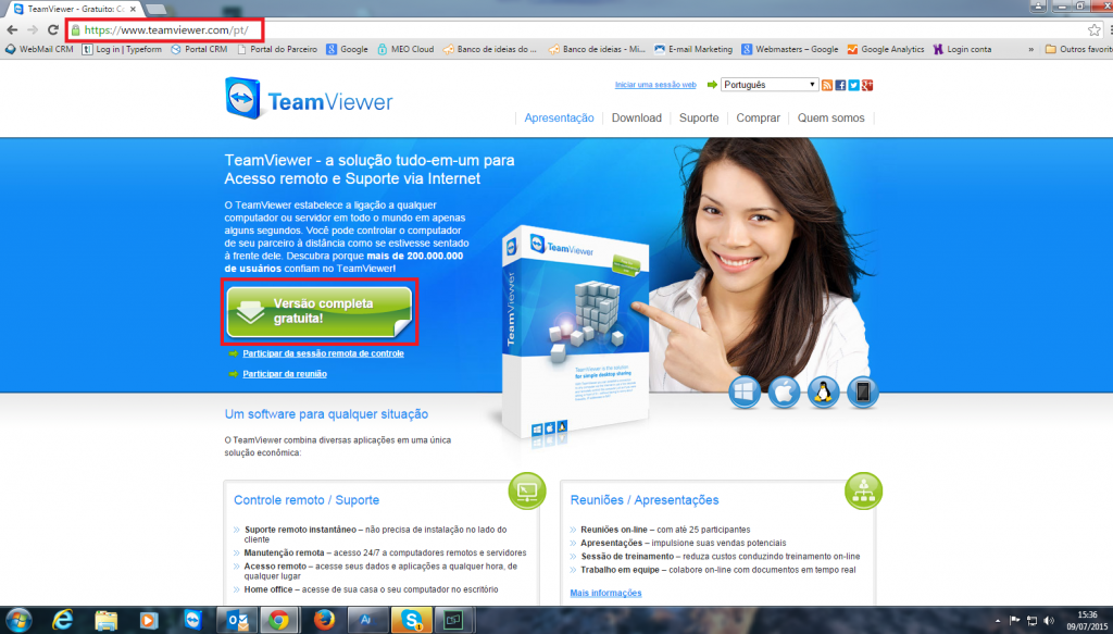 Manual de Instalação TeamViewer | Portal